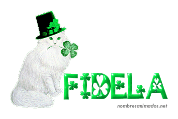 Gifs Animados del Nombre Fidela. Imágenes gifs. Firmas animadas