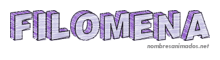 Gifs Animados del Nombre Filomena. Imágenes gifs. Firmas animadas