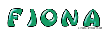 Gifs Animados del Nombre Fiona. Imágenes gifs. Firmas animadas