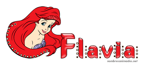 Gifs Animados del Nombre Flavia. Imágenes gifs. Firmas animadas