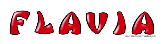Gifs Animados del Nombre Flavia. Imágenes gifs. Firmas animadas
