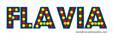 Gifs Animados del Nombre Flavia. Imágenes gifs. Firmas animadas