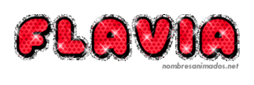 Gifs Animados del Nombre Flavia. Imágenes gifs. Firmas animadas