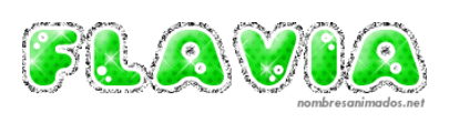 Gifs Animados del Nombre Flavia. Imágenes gifs. Firmas animadas