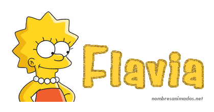 Gifs Animados del Nombre Flavia. Imágenes gifs. Firmas animadas