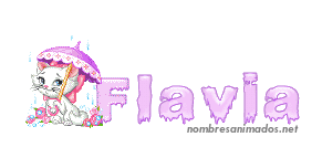 Gifs Animados del Nombre Flavia. Imágenes gifs. Firmas animadas