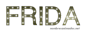 Gifs Animados del Nombre Frida. Imágenes gifs. Firmas animadas
