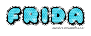 Gifs Animados del Nombre Frida. Imágenes gifs. Firmas animadas