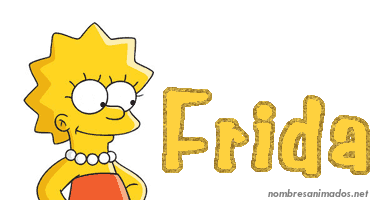 Gifs Animados del Nombre Frida. Imágenes gifs. Firmas animadas