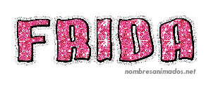 Gifs Animados del Nombre Frida. Imágenes gifs. Firmas animadas