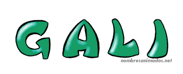 Gifs Animados del Nombre Gali. Imágenes gifs. Firmas animadas
