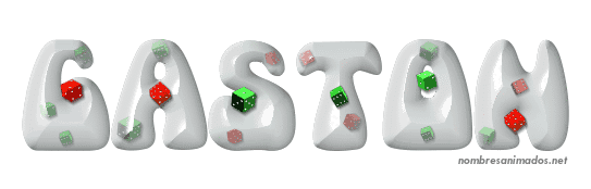 Gifs Animados del Nombre Gastón. Imágenes gifs. Firmas animadas
