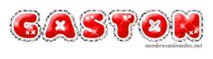 Gifs Animados del Nombre Gastón. Imágenes gifs. Firmas animadas