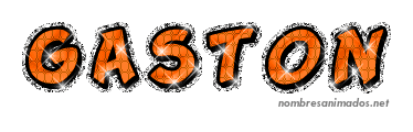 Gifs Animados del Nombre Gastón. Imágenes gifs. Firmas animadas