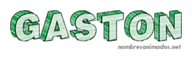 Gifs Animados del Nombre Gastón. Imágenes gifs. Firmas animadas