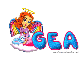 Gifs Animados del Nombre Gea. Imágenes gifs. Firmas animadas