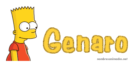 Gifs Animados del Nombre Genaro. Imágenes gifs. Firmas animadas