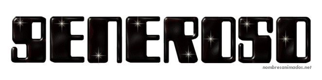 Gifs Animados del Nombre Generoso. Imágenes gifs. Firmas animadas