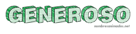 Gifs Animados del Nombre Generoso. Imágenes gifs. Firmas animadas