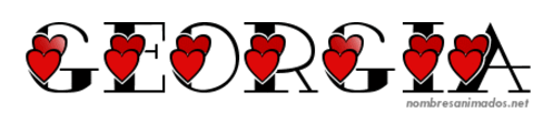 Gifs Animados del Nombre Georgia. Imágenes gifs. Firmas animadas
