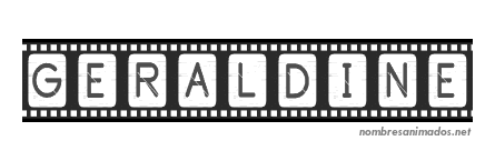 Gifs Animados del Nombre Geraldine. Imágenes gifs. Firmas animadas