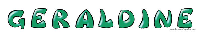 Gifs Animados del Nombre Geraldine. Imágenes gifs. Firmas animadas