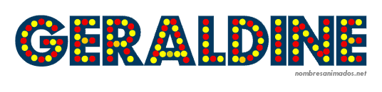 Gifs Animados del Nombre Geraldine. Imágenes gifs. Firmas animadas