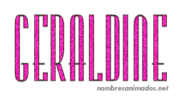 Gifs Animados del Nombre Geraldine. Imágenes gifs. Firmas animadas