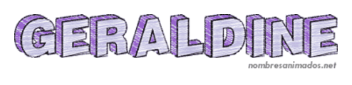 Gifs Animados del Nombre Geraldine. Imágenes gifs. Firmas animadas