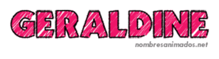 Gifs Animados del Nombre Geraldine. Imágenes gifs. Firmas animadas