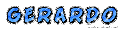 Gifs Animados del Nombre Gerardo. Imágenes gifs. Firmas animadas