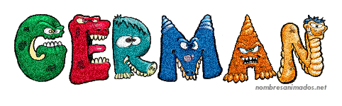 Gifs Animados del Nombre Germán. Imágenes gifs. Firmas animadas