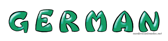 Gifs Animados del Nombre Germán. Imágenes gifs. Firmas animadas