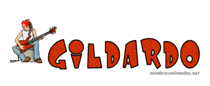 Gifs Animados del Nombre Gildardo. Imágenes gifs. Firmas animadas