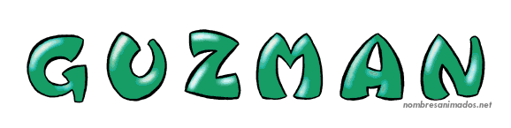 Gifs Animados del Nombre Guzmán. Imágenes gifs. Firmas animadas