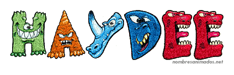 Gifs Animados del Nombre Haydeé. Imágenes gifs. Firmas animadas