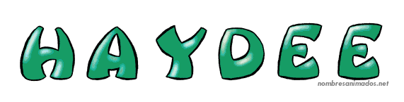 Gifs Animados del Nombre Haydeé. Imágenes gifs. Firmas animadas