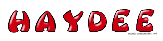 Gifs Animados del Nombre Haydeé. Imágenes gifs. Firmas animadas