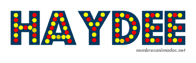 Gifs Animados del Nombre Haydeé. Imágenes gifs. Firmas animadas