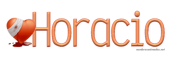Gifs Animados del Nombre Horacio. Imágenes gifs. Firmas animadas