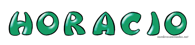 Gifs Animados del Nombre Horacio. Imágenes gifs. Firmas animadas