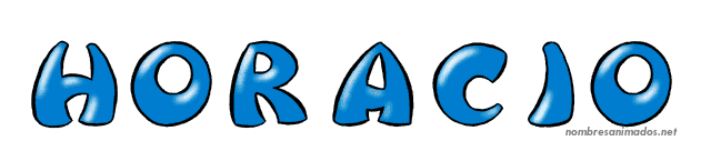 Gifs Animados del Nombre Horacio. Imágenes gifs. Firmas animadas