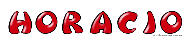 Gifs Animados del Nombre Horacio. Imágenes gifs. Firmas animadas