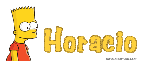 Gifs Animados del Nombre Horacio. Imágenes gifs. Firmas animadas