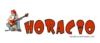 Gifs Animados del Nombre Horacio. Imágenes gifs. Firmas animadas