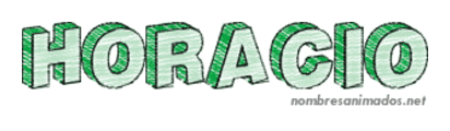 Gifs Animados del Nombre Horacio. Imágenes gifs. Firmas animadas
