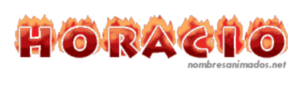 Gifs Animados del Nombre Horacio. Imágenes gifs. Firmas animadas