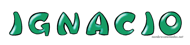 Gifs Animados del Nombre Ignacio. Imágenes gifs. Firmas animadas