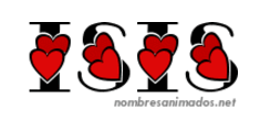 Gifs Animados del Nombre Isis. Imágenes gifs. Firmas animadas