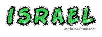 Gifs Animados del Nombre Israel. Imágenes gifs. Firmas animadas